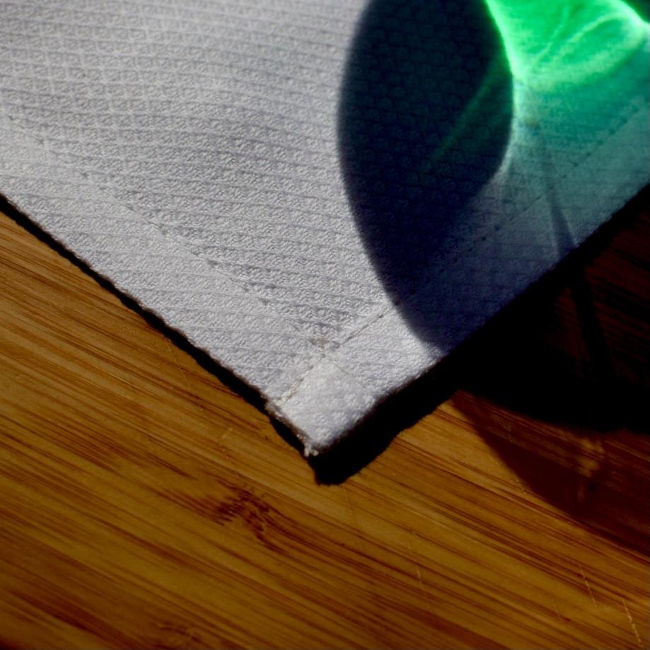 The Plain White Patterned Cotton Coaster – Down South House & Home